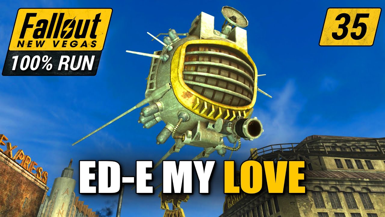 Bringing ED-E Back To Life | Fallout New Vegas 100% | Ep. 35 - YouTube