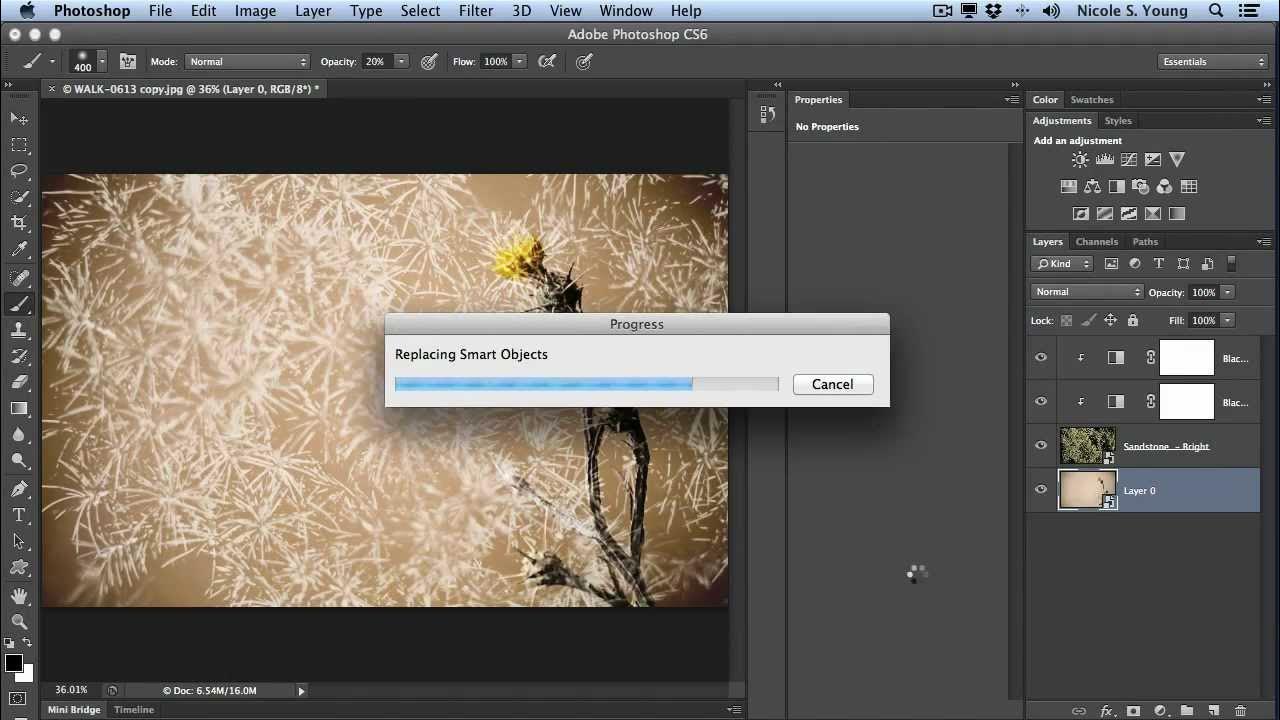 Two Minute Tip: Adding Texture Using Smart Objects - YouTube