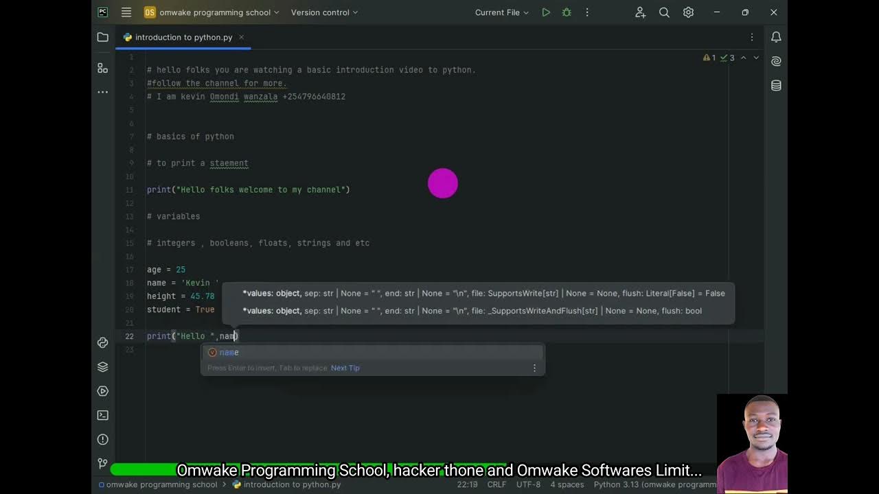Python Basics for Beginners: Your First Steps into Coding! Part 1 - YouTube