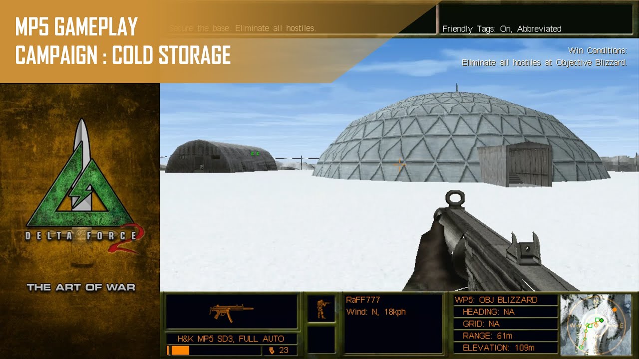Delta Force 2 (1999) - PC - MP5 Gameplay - Campaign - Cold Storage ...