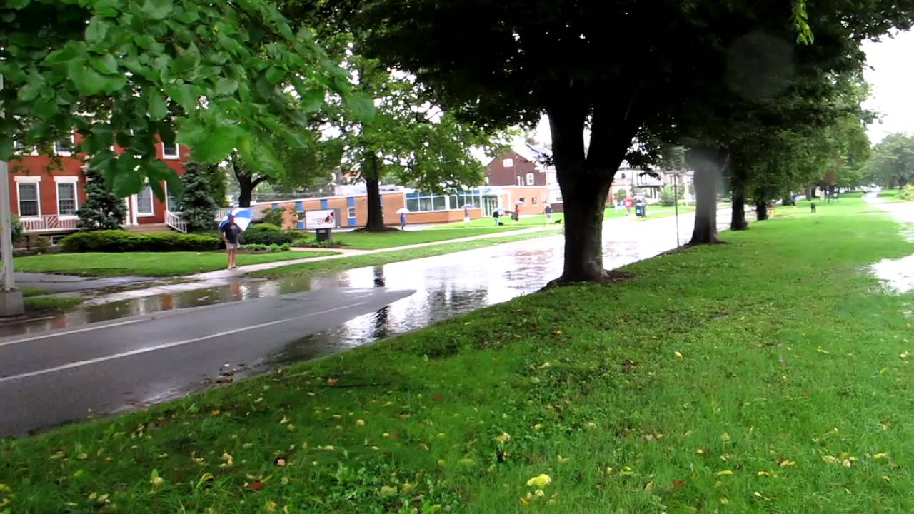 Susquehanna River Starting to Flood Front Street Harrisburg PA - YouTube