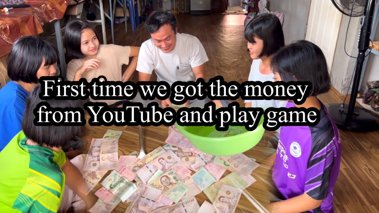 First time we got the money from YouTube and play game so funny. - YouTube