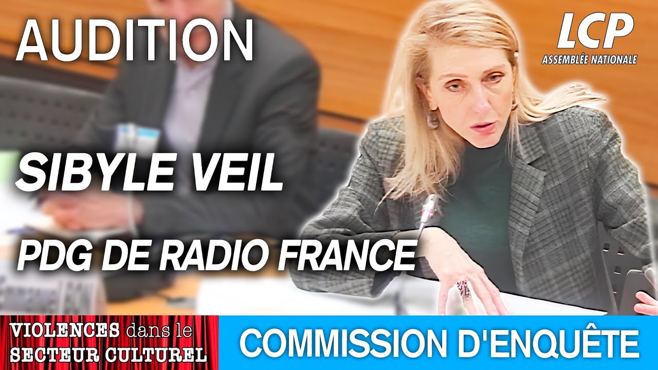 Sibyle Veil, PDG de Radio France, est auditionnée à l'Assemblée ...