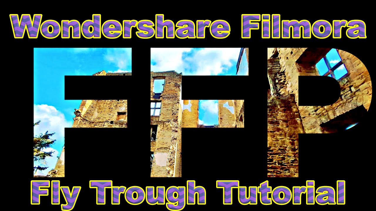 Wondershare Filmoria fly through text tutorial - YouTube