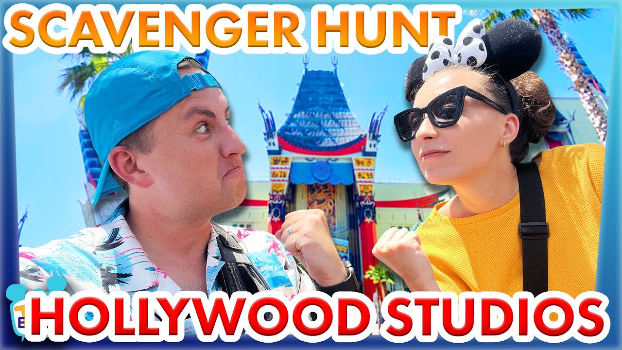 Disney World Scavenger Hunt 1 -- Fry Bucket vs Sage in Hollywood ...