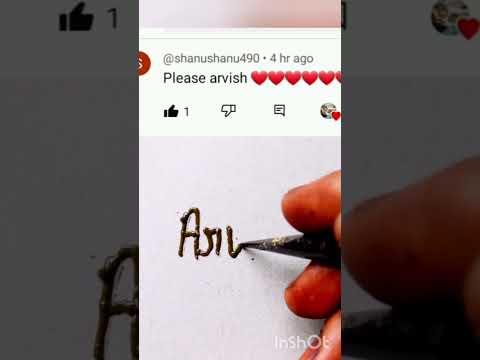 Arvish💞💞 name  ki cute mehndi design