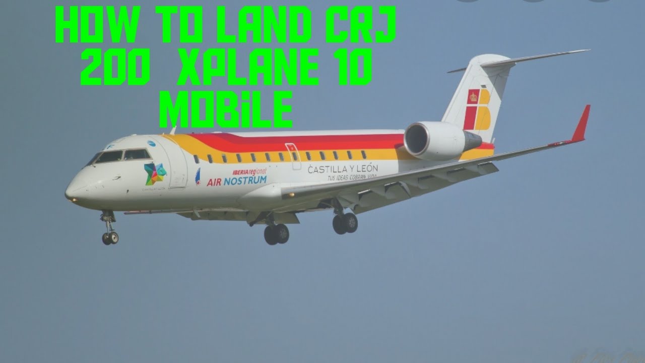 How to Land CRJ 200 - YouTube