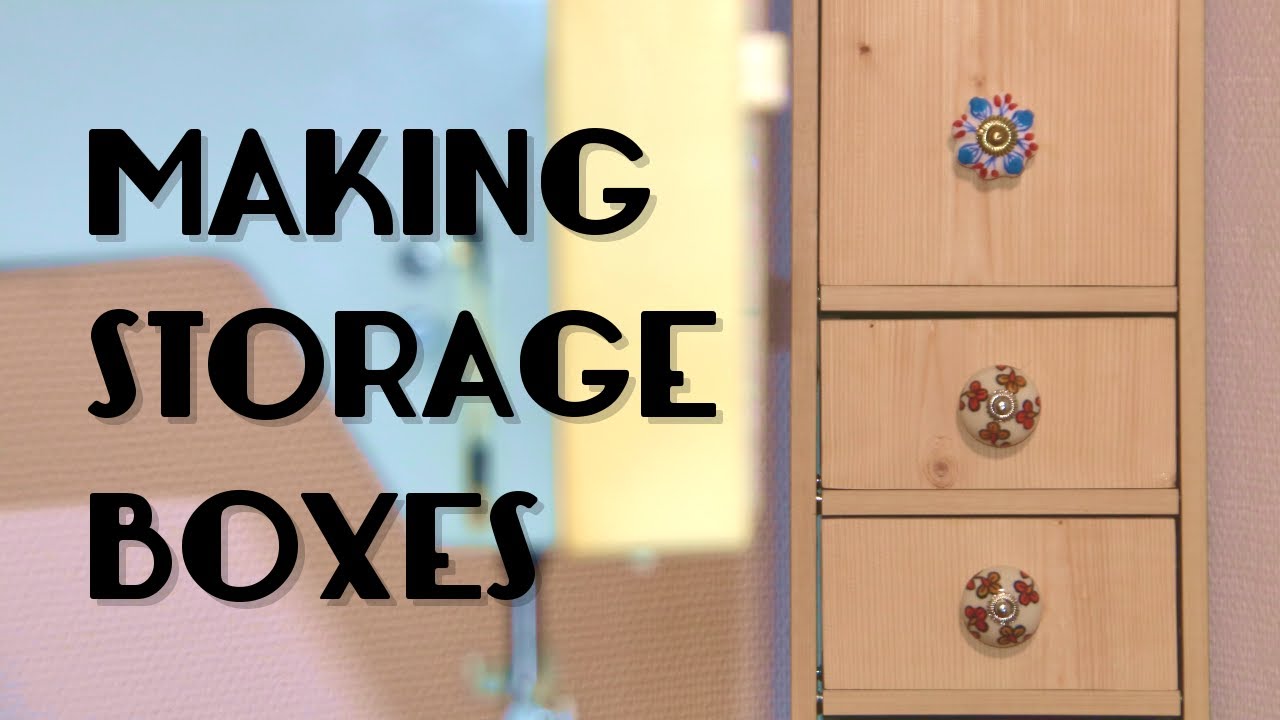 Making Storage Boxes (Ikea Benno Hack) - YouTube