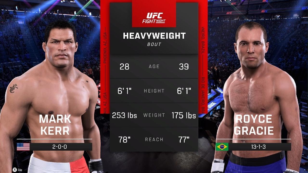 Mark Kerr vs Royce Gracie | Openweight Bout | EA SPORTS UFC 5 - YouTube