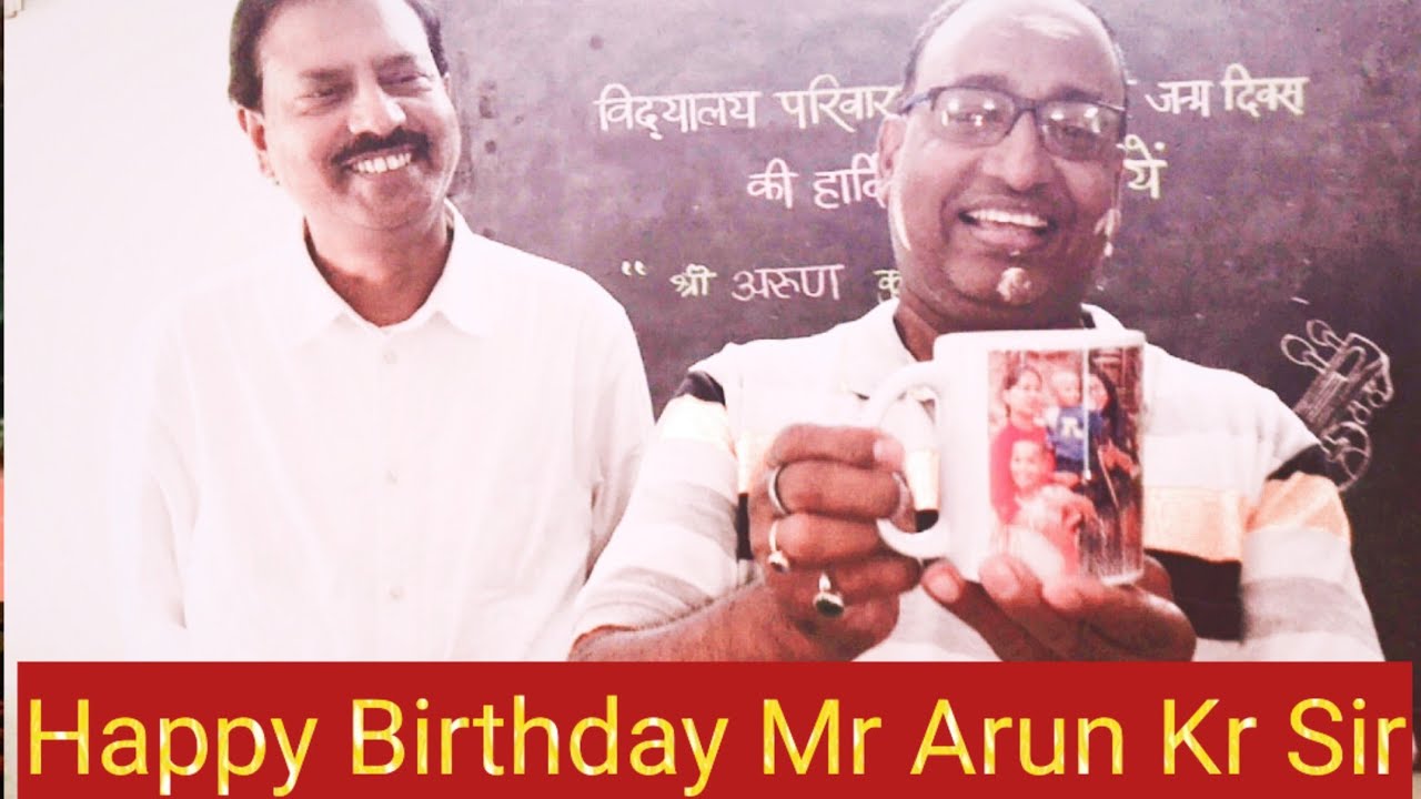 Birthday Celebration 2024 Mr. Arun Sir Teacher of DVC Middle School ...
