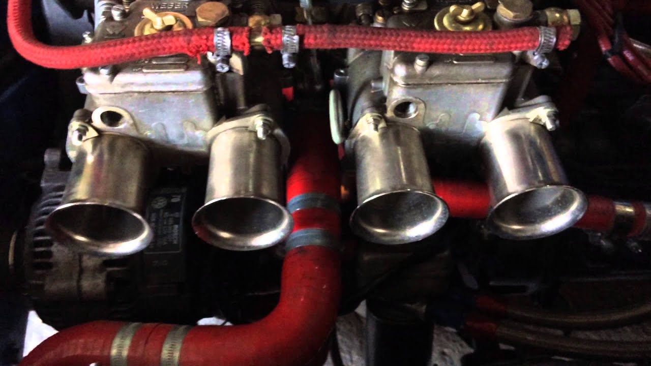 Volkswagen golf 1 gti swap 2l 16 ABF 45 weber - YouTube