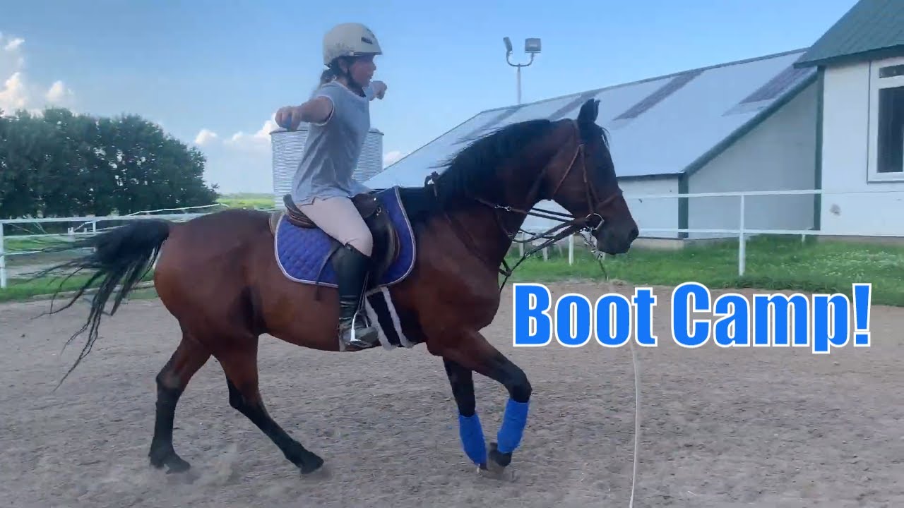 Horse Riding Boot Camp Day 2! - YouTube