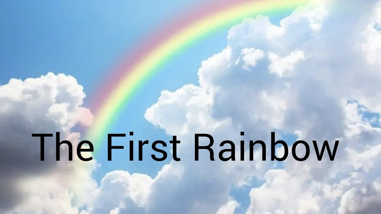 The First Rainbow | A Rainbow Promise | Bible Story | Genesis 8:18-22 ...