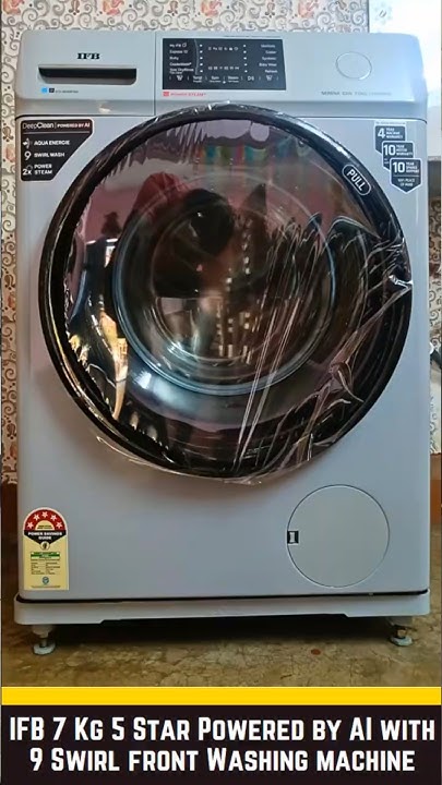IFB 7 Kg 5 Star Powered by AI - 9 Swirl Wash, WiFi Washing Machine Fully Automatic Front Load ...
