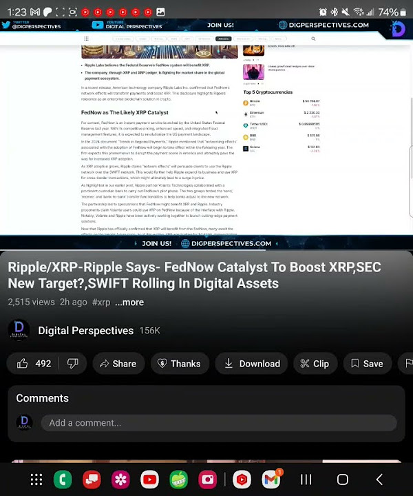 #Ripple #XRP FedNow Is The Catalyst To Boost XRP- Says Ripple - YouTube