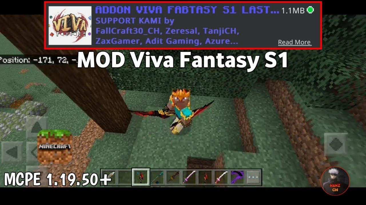 MOD Viva Fantasy S1 - MCPE 1.19.50+ - YouTube