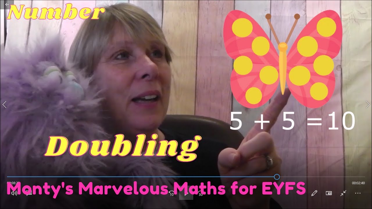 Doubling (Number) Early Years Foundation Stage, Maths - YouTube