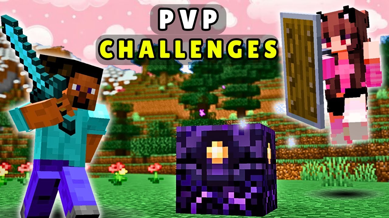 Doing Random Minecraft PvP Challenges - YouTube