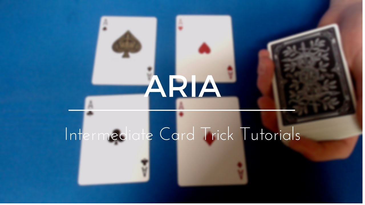 Aria | Intermediate Card Trick Tutorials - YouTube