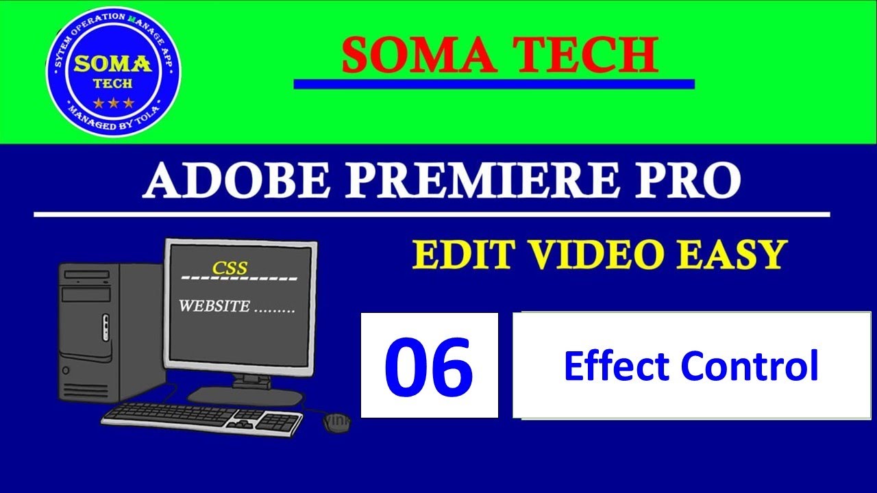 Introduce on How to use the Effect Control Function on adobe premiere ...