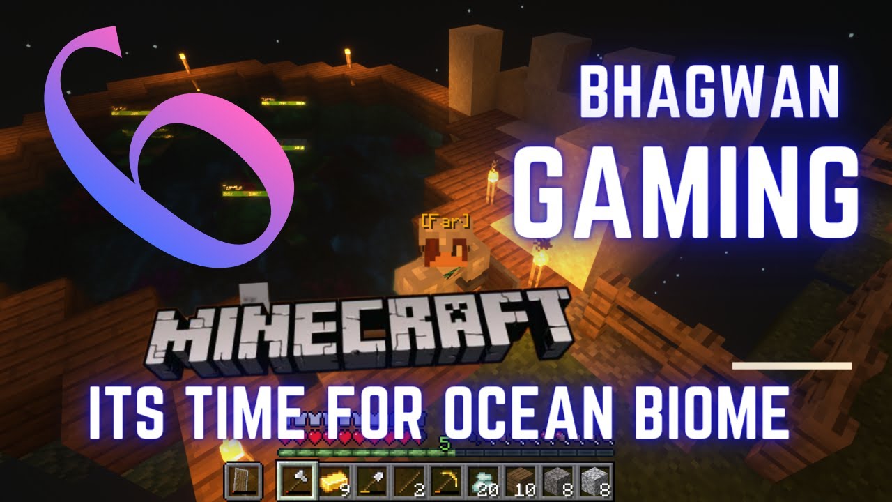MINECRAFT ONEBLOCK CHALLENGE DAY 6 || OCEAN BIOME || ROADE TO 1000 ...