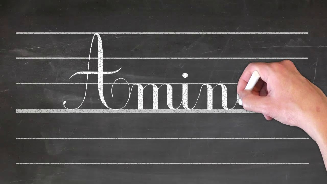 Ecrire Amine 🖋 prénom lettres cursives attachées 📕 Ecole Primaire - CP ...