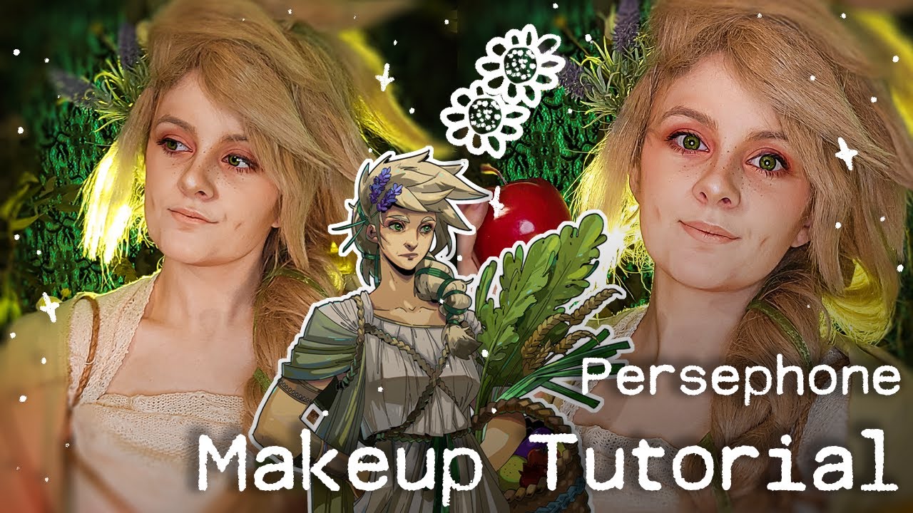 Persephone Hades Game Cosplay Makeup Youtube