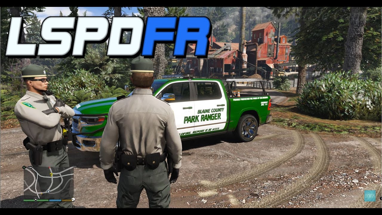 LSPDFR GTA 5,,park ranger patrolling in a wide area - YouTube