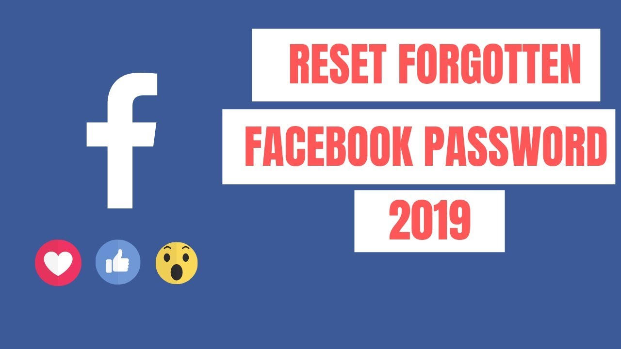 How to Reset Forgot Facebook Password | Recover facebook password ...