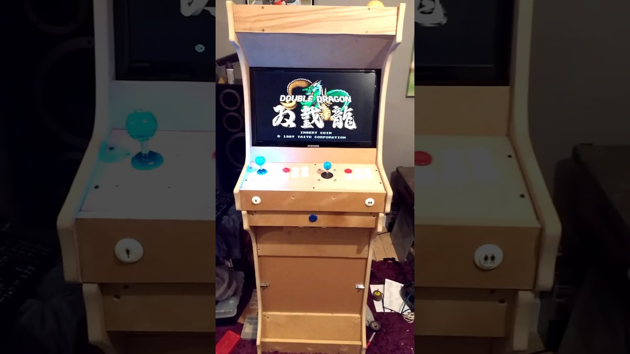 Arcade machine home made - YouTube