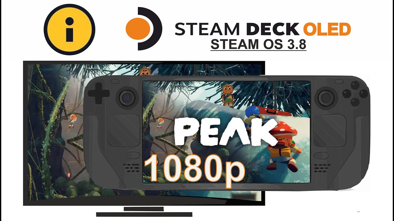 Peak (Docked 1080p) on Steam Deck OLED with Steam OS 3.8 - YouTube