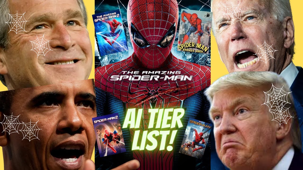 US PRESIDENTS SPIDER-MAN MOVIES TIER LIST! (Movie Breakdown) - YouTube