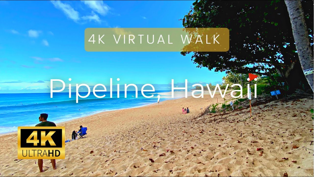 🏝 Pupukea Beach Park (Pipeline) | North Shore of Oahu, Hawaii 4K # ...