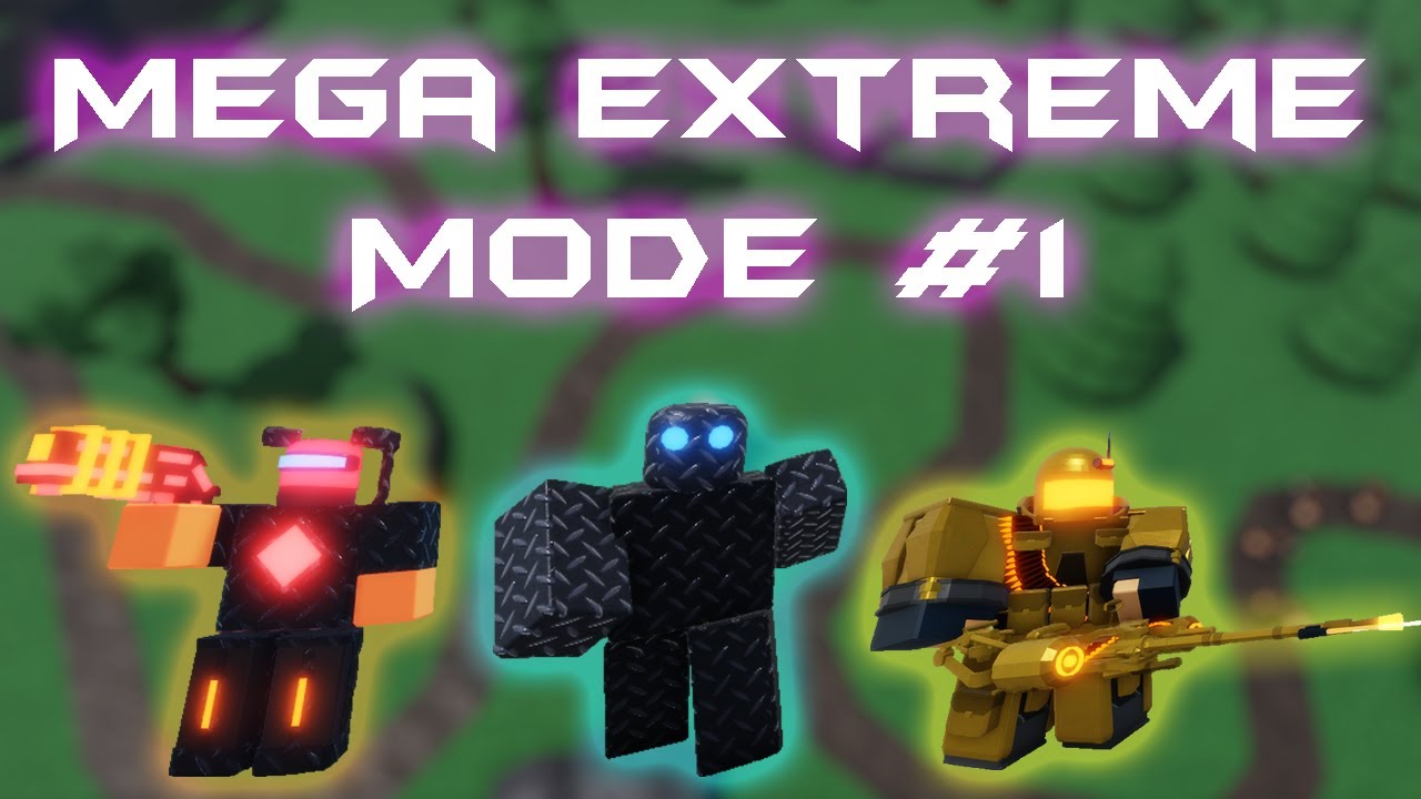 Untitled Tower Defense Game (UTDG) Mega EXTREME Mode Triumph 1 - YouTube