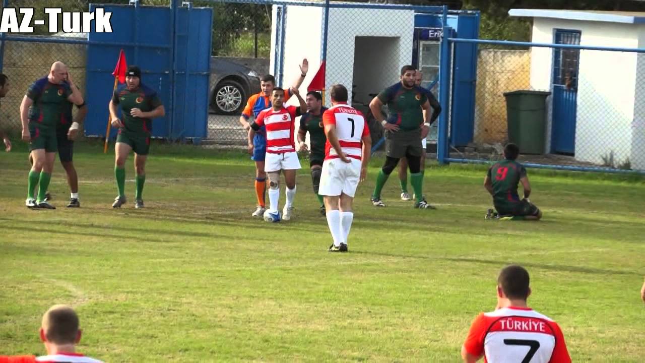 Turkey - Azerbaijan rugby first time - YouTube
