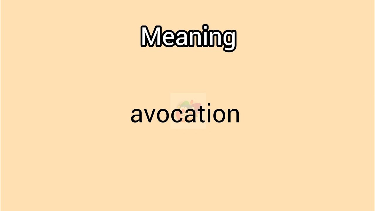 #avocation meaning in English & Telugu || Googul Dictionary #dictionary ...