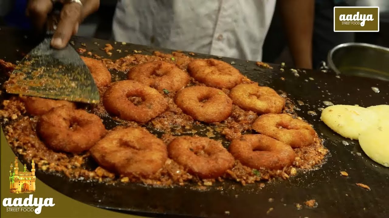 Butter idli & Thawa Wada Hyderabad |Food on road |Aadya street food ...