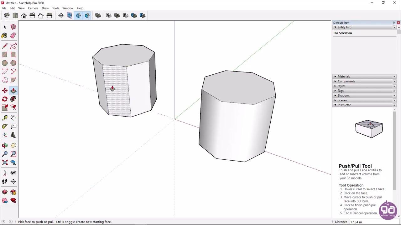 2-5 Polygon tool (SketchUp Tutorials) - YouTube