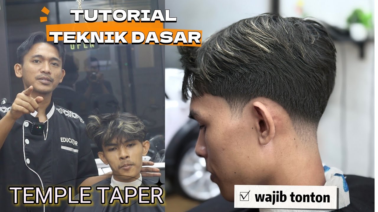 TUTORIAL TEKNIK DASAR TEMPLE TAPER_how to do a temple taper,temple taper:tools and techniques ...
