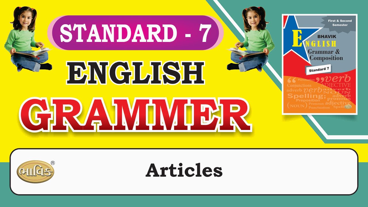 std 7 english grammar articles - YouTube
