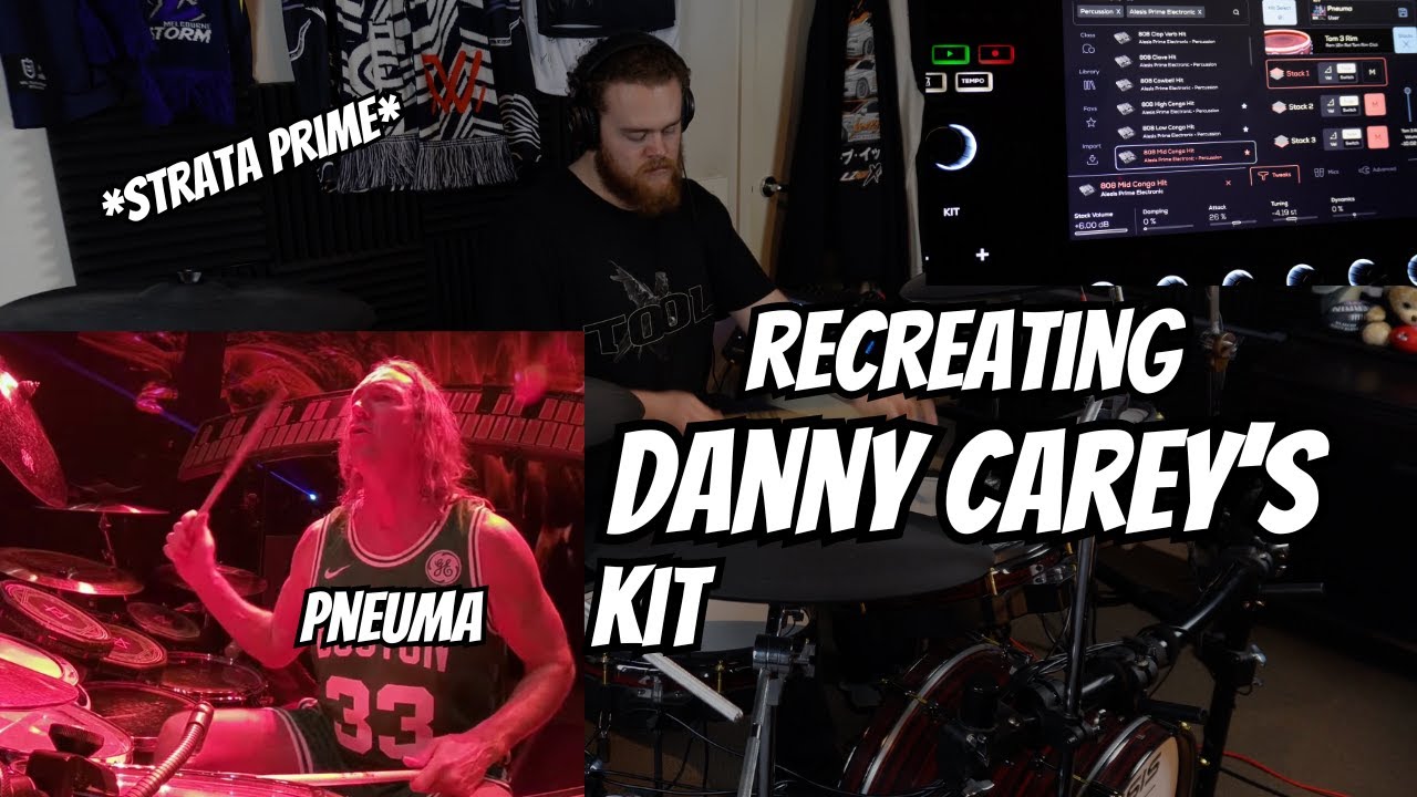Recreating Danny Carey's Drum Kit - Tool | Alesis Strata Prime - YouTube