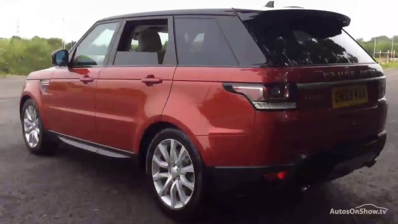 LAND ROVER RANGE ROVER SPORT SDV6 HSE RED 2015 - YouTube