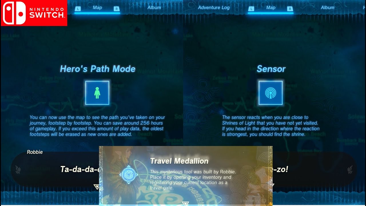 How to Unlock Feature Sensor, Travel medallion and Hero's path mode ...