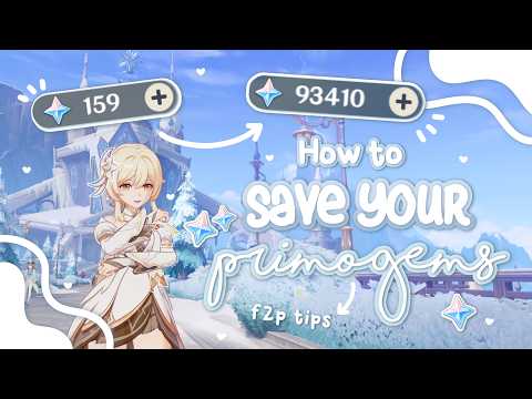 The ULTIMATE Primogem Saving Guide ❄️ *F2P Tips* | Genshin Impact
