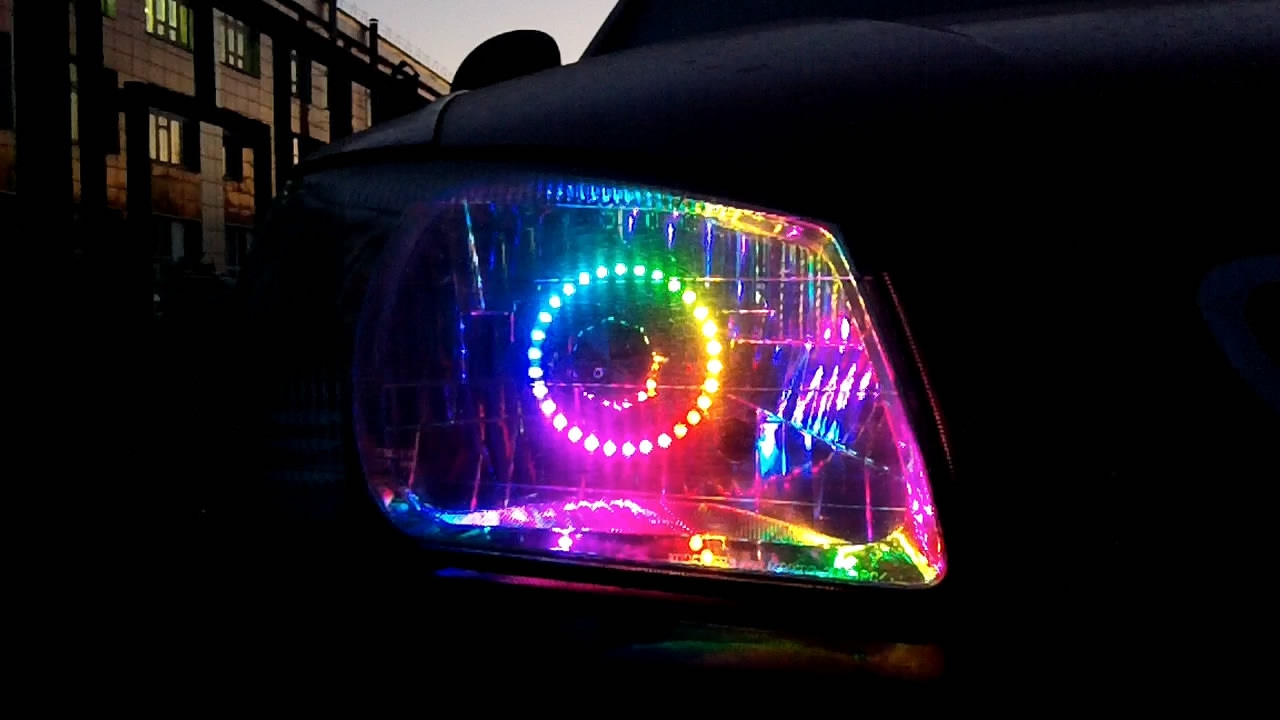 FLOWCODE УРОК 55 RGB светодиод WS2812B введение - YouTube