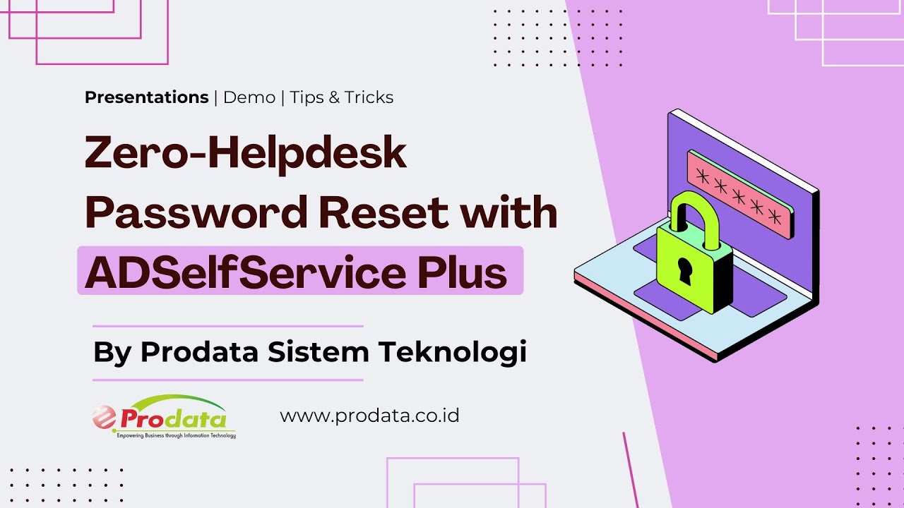 Identity Security & Password Self-Service dengan ADSelfService Plus ...