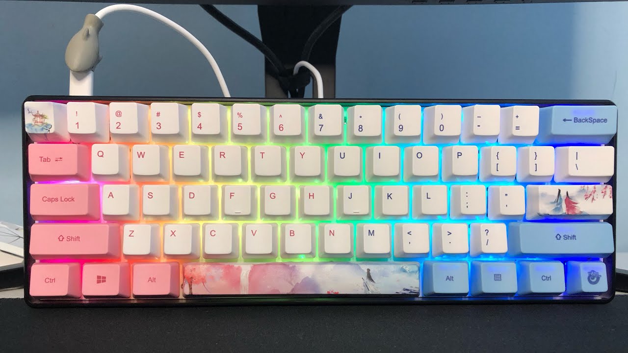 Customizing My Asceny One 60% Keyboard! - YouTube