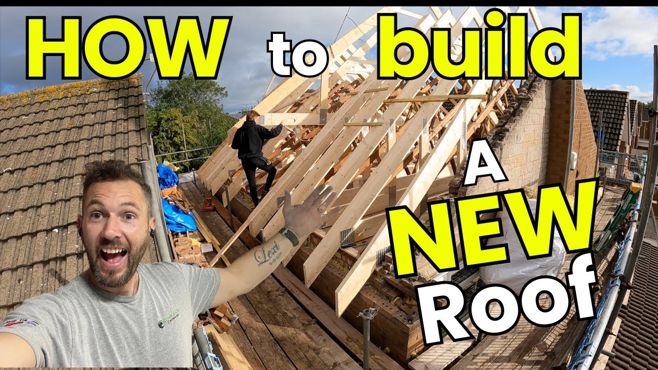 HOW TO BUILD A NEW ROOF - YouTube