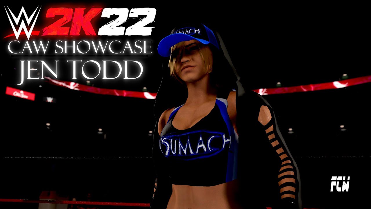 WWE 2k22 | CAW Showcase: Jen Todd - YouTube