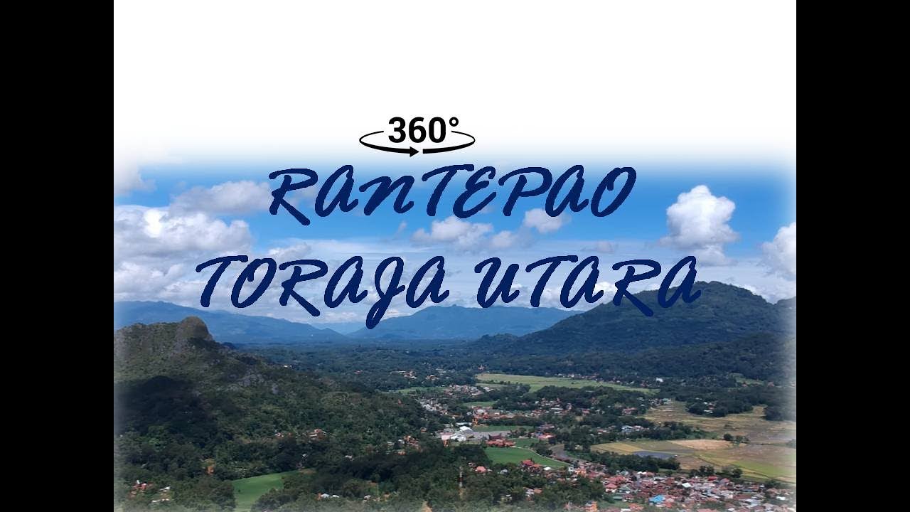 Drone View INDAHNYA KOTA RANTEPAO TORAJA UTARA - YouTube